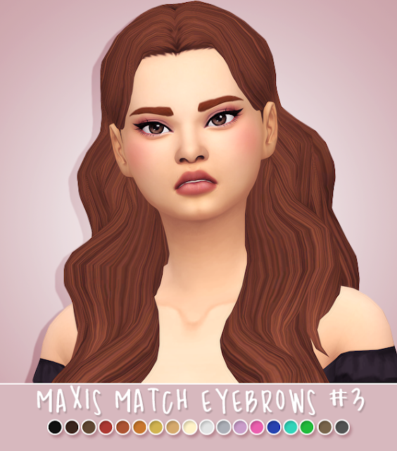 Maxis match eyebrows #03 - crazycupcake