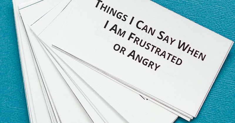 Free Printable When I Am Frustrated Social Scripts for Kids | And Next ...