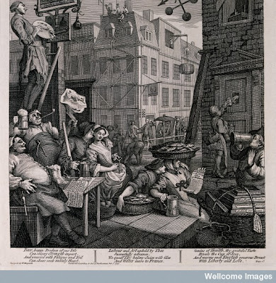 Primitive Physick: "Gin Lane" and "Beer Street"