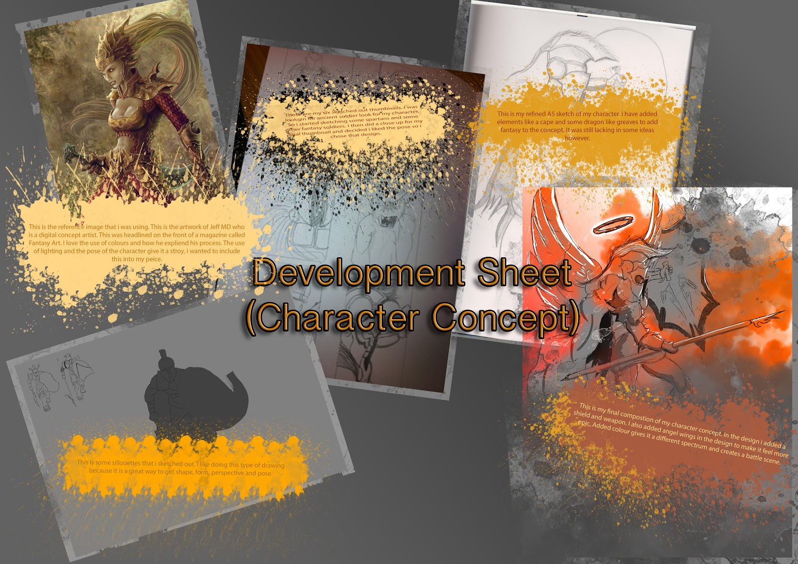 Concept Art For Games: Development sheets
