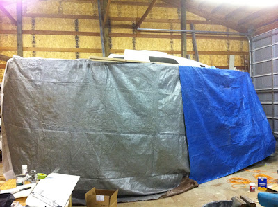 Mayhem! - San Juan 24 Restoration: Keel Fairing Underway!