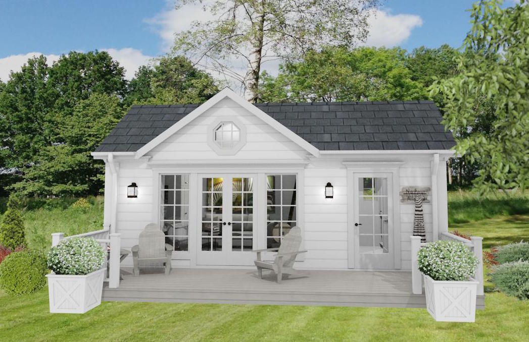 Den Vita Drömgården: Attefallshus - när arkitekten själv får välja!