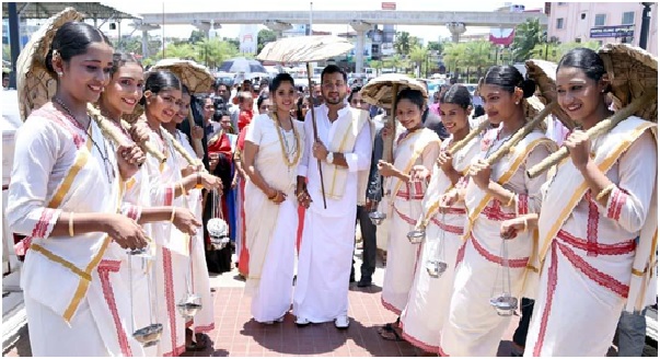 Malayalam Actress Muktha’s traditional wedding to Rinku Tomy | Indian ...