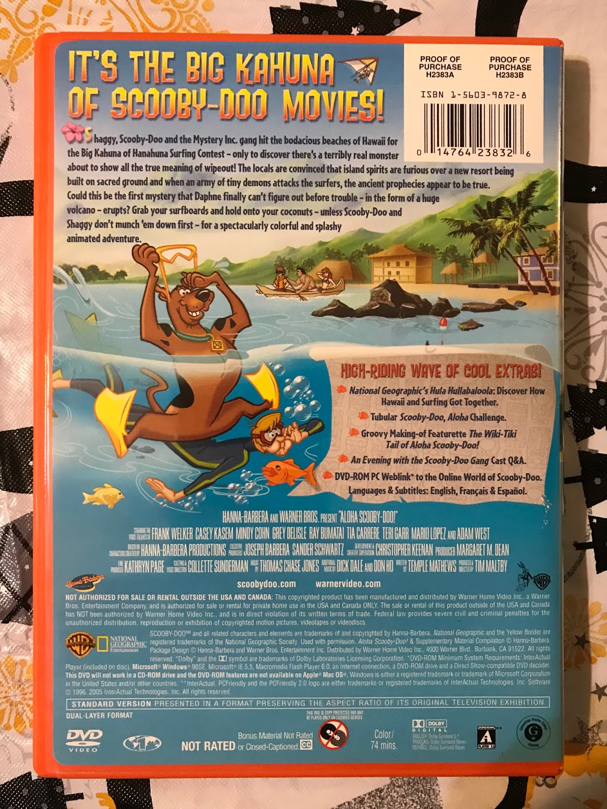 ScoobyAddict's Blog: My Scooby Stuff - Day 295 - Aloha Scooby-Doo! DVD