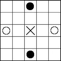 Reglas de juego simples: Siga (Sega, Seega)