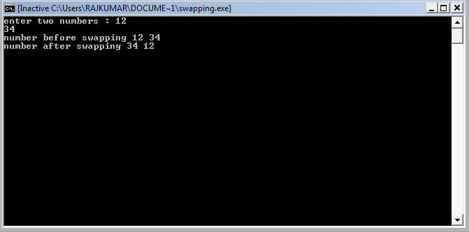 C Program To Swap Two Numbers Without Using Temporary Variable Its All About Linux
