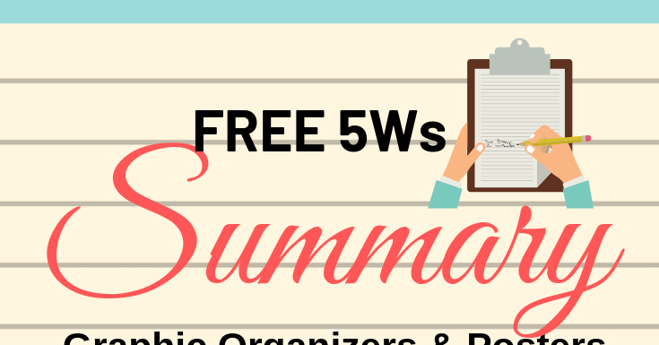 Summary Posters & Graphic Organizers: FREE Printables! - The Learning ...