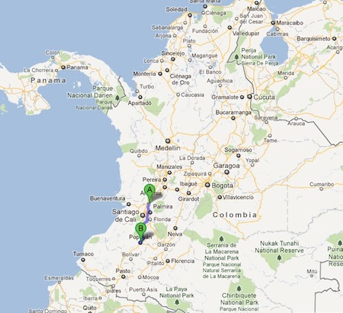 White Shell Chronicles: On the Go: Buga - Popayan, Colombia