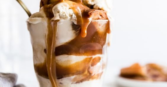 Salted Caramel Apple Sundae - The Country Chic Cottage