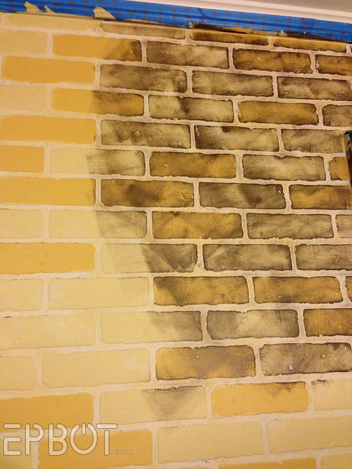 EPBOT: DIY Faux Brick Painting Tutorial