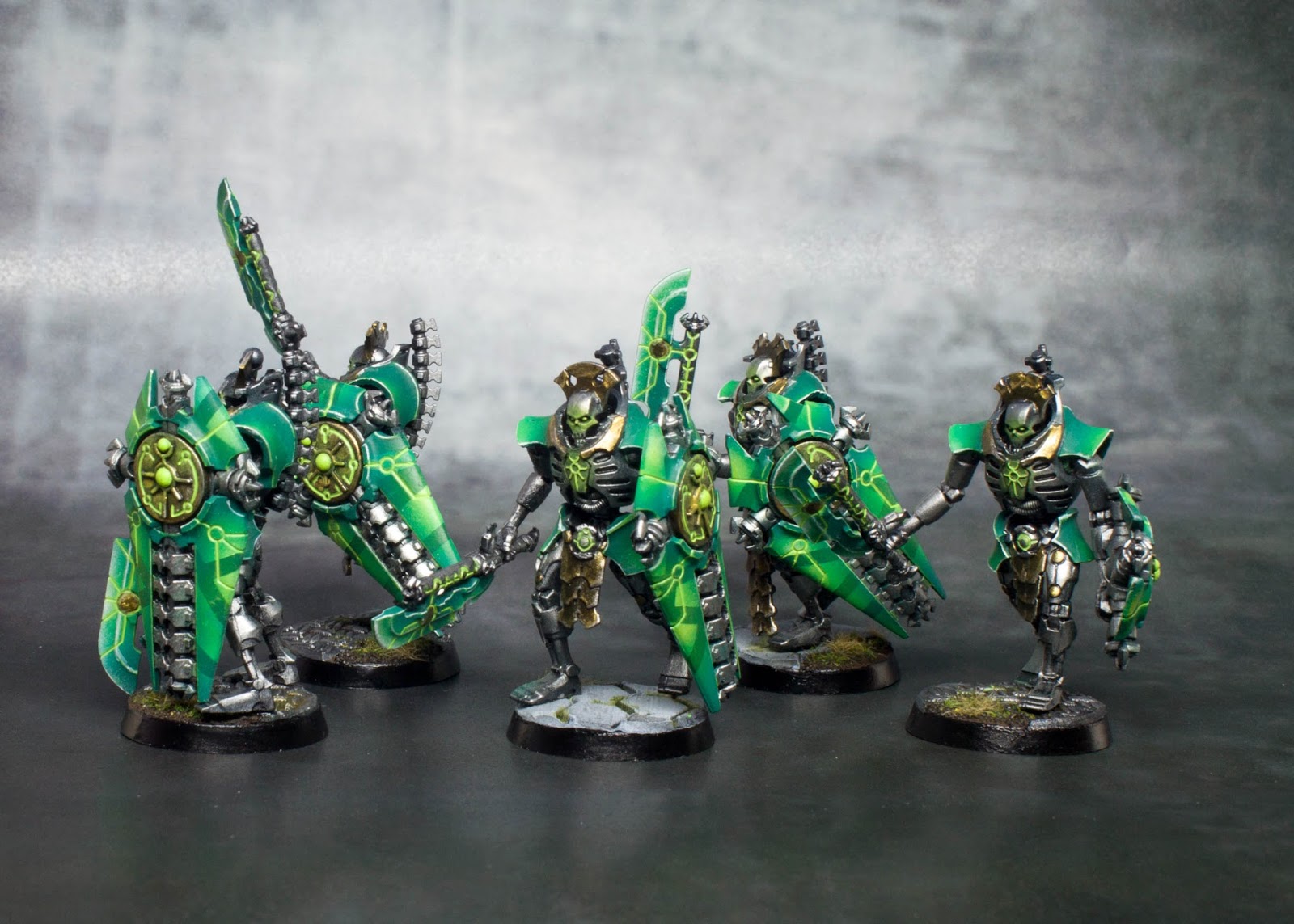 Paint-Forge: Necron Lychguard unit