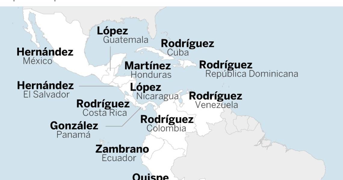 ¿Cuáles son los apellidos más comunes de Latinoamérica? Descubra su ...