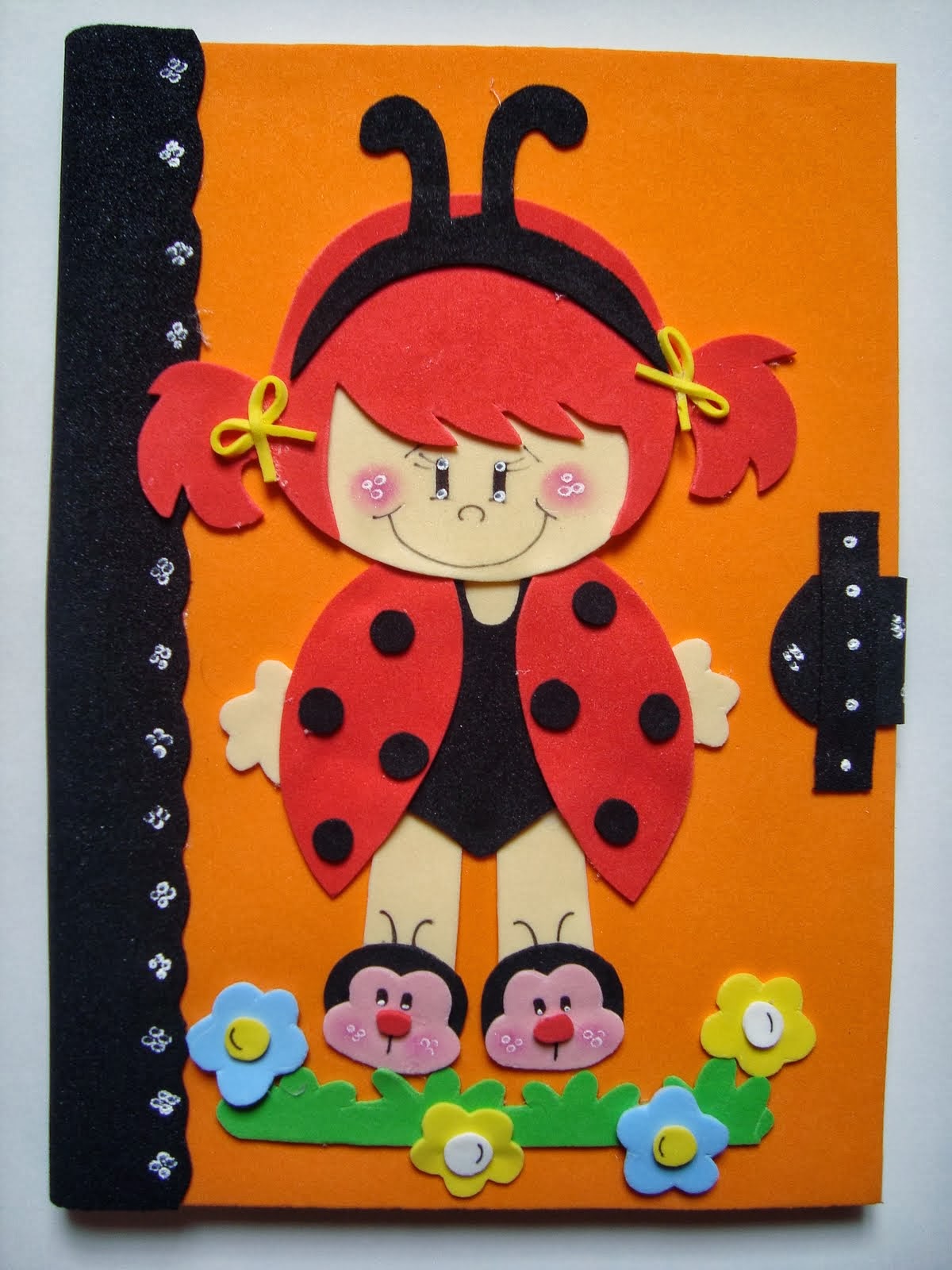 CAPAS DE CADERNO EM EVA PASSO A PASSO, COM MOLDES E MODELOS GRÁTIS ...