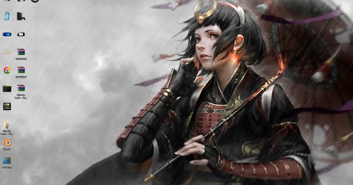 wallpaper engine anime girl wearing magic earrings animated free ...