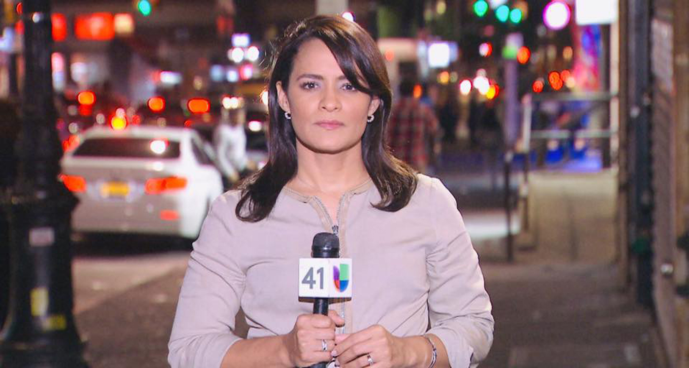 NUEVA YORK._ La reconocida reportera dominicana de Univisión en NY ...