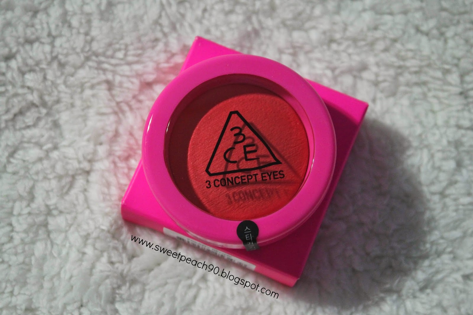 Sweet Peach: [REVIEW] 3CE Pink Bold Blush #Ready Reddy