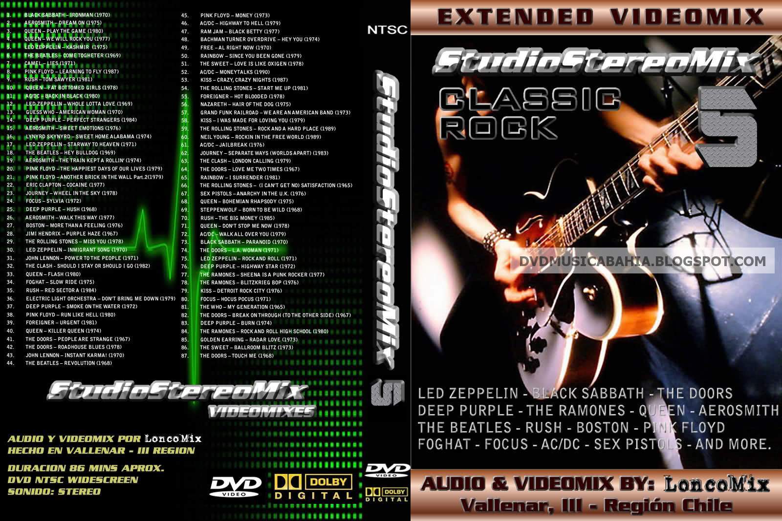 LOS MEJORES VIDEOMIXS: Studio Stereo Mix - Vol 5 CLASSIC ROCK