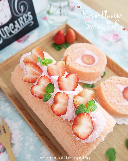 DreamersLoft: Rose-flavour Swiss Roll