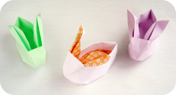 DIY: Conejo de Pascua de origami - Niña Bonita