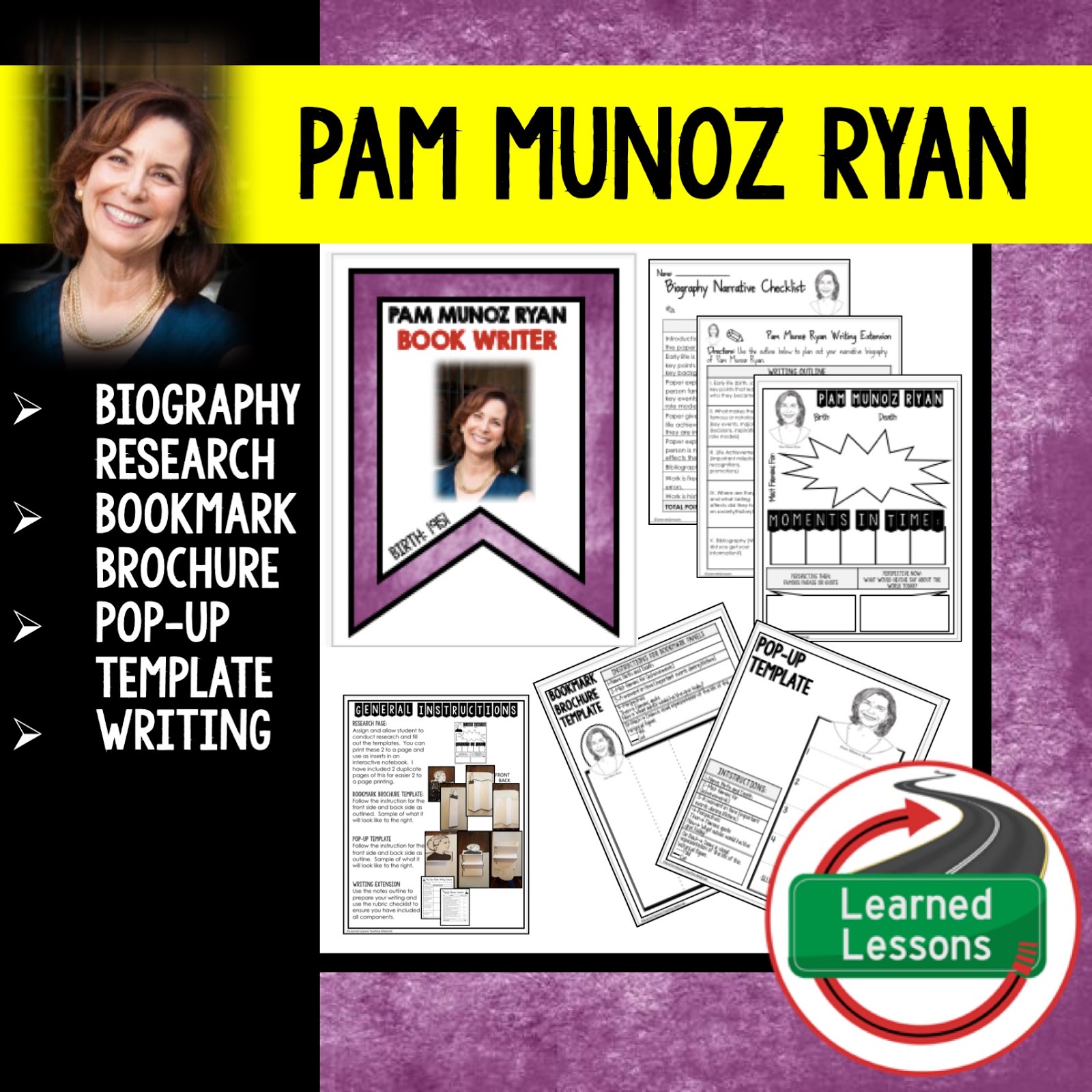 Hispanic History Biography Research, Bookmark Brochure, Pop-Up, Writing ...