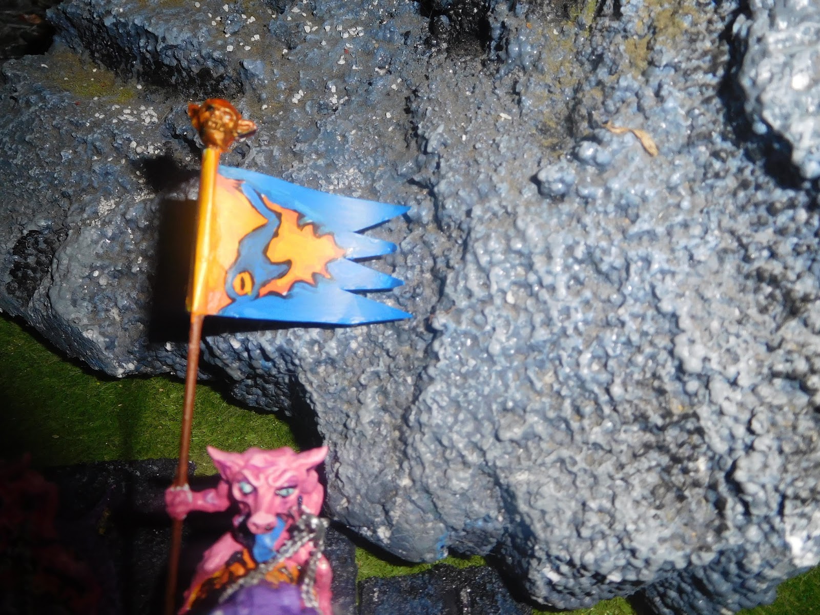 Pig Goblin Dinosaur Riders Painted