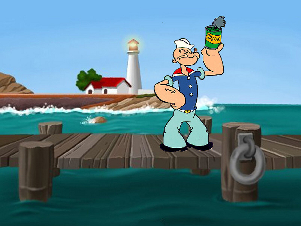 LAS MEJORES CARICATURAS: POPEYE EL MARINO