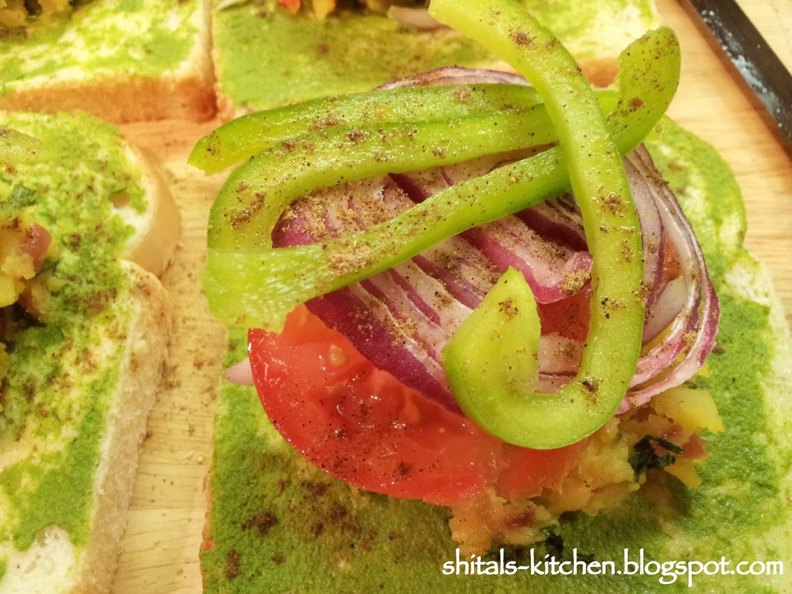 Shital's-Kitchen: Masala Toast Sandwich