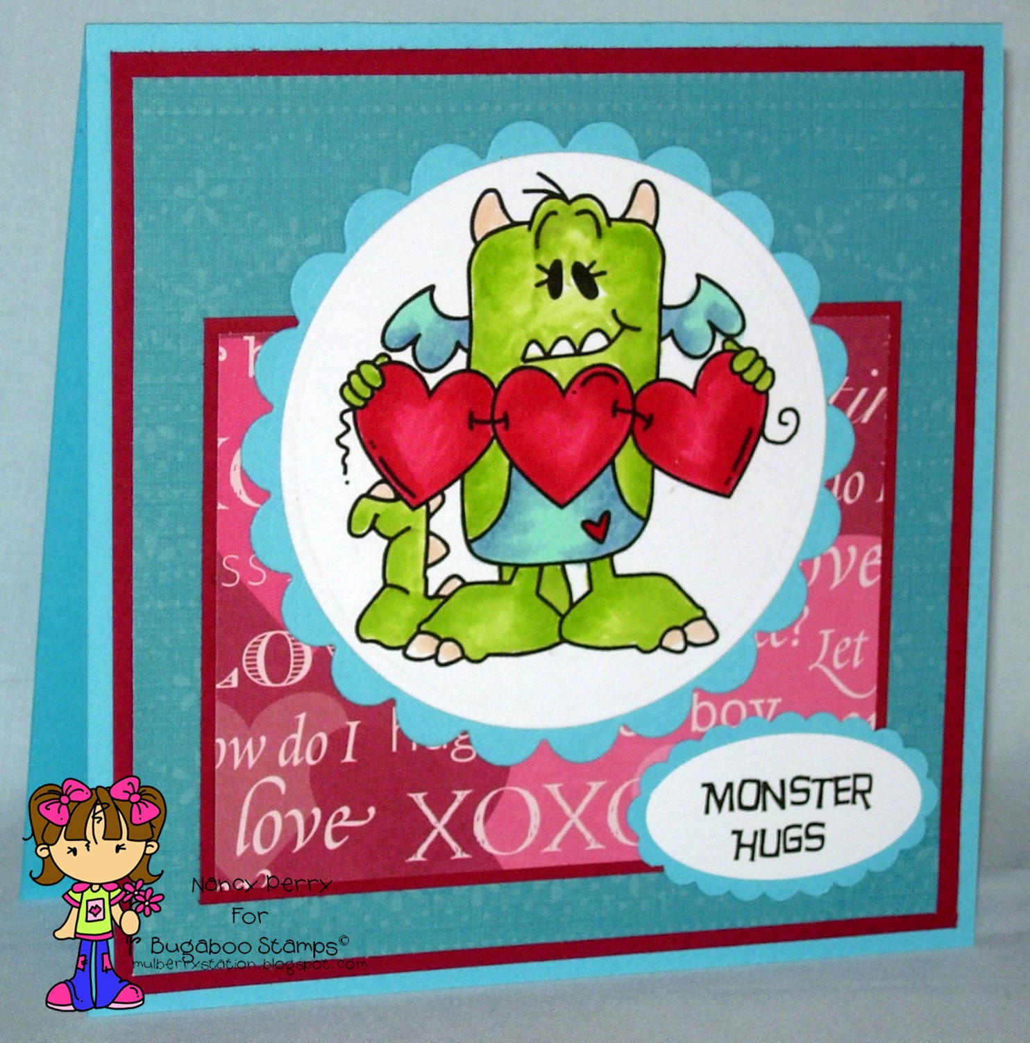 MULBERRY STATION: Heart Monster- Freebie Friday