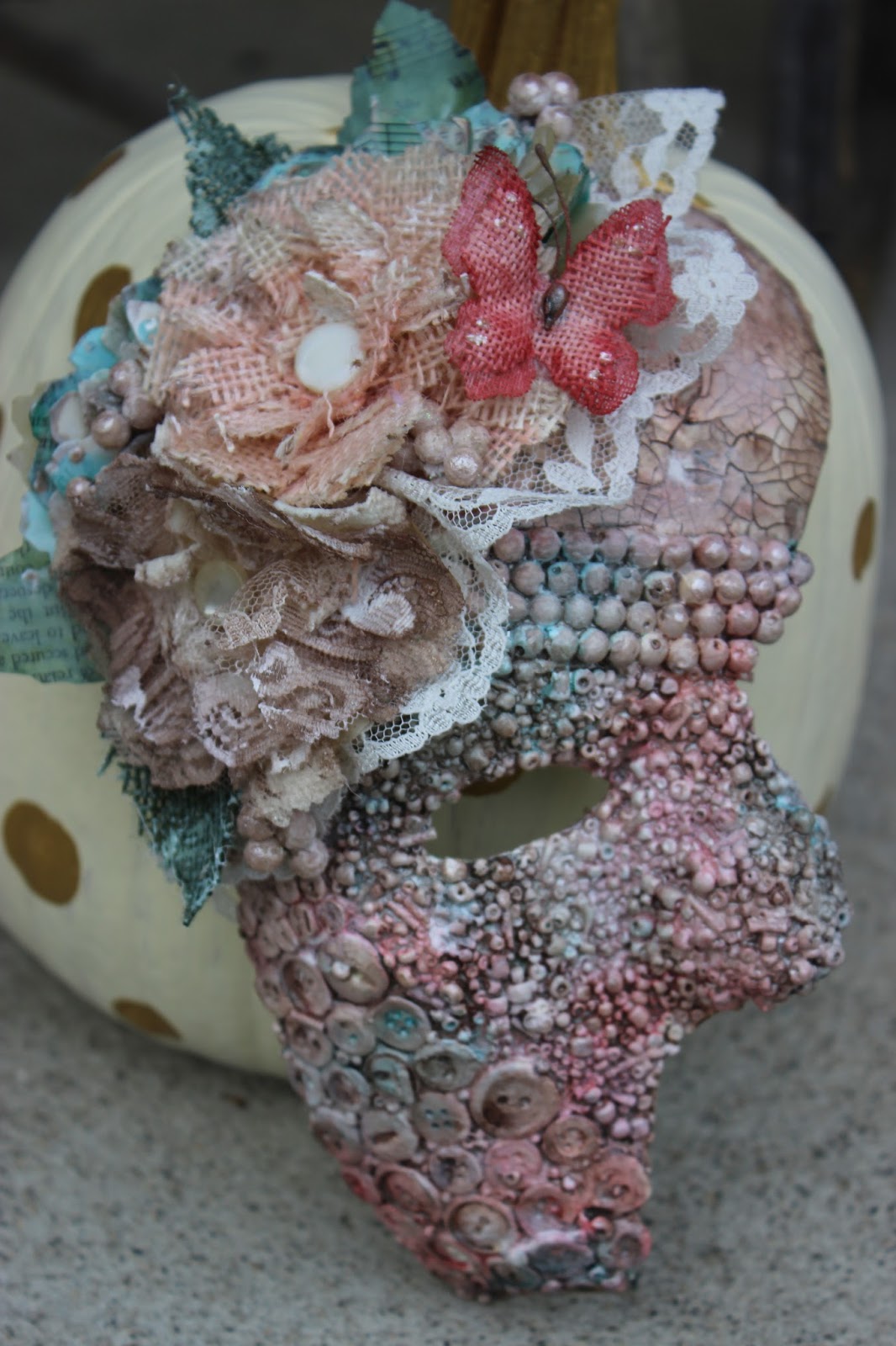 Creative Scraps by Peggy Lee: Shabby Chic Altered Mask
