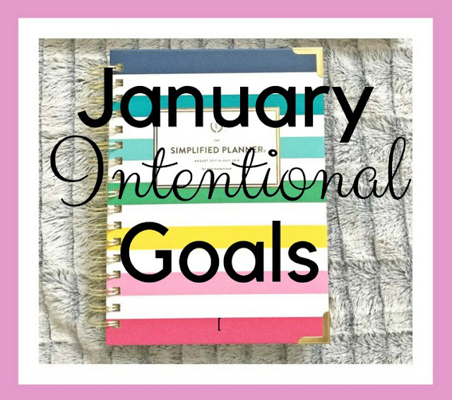 January Intentional Goals - Peaches and Willow