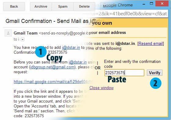 How to Use – Gmail’s Send eMail as option