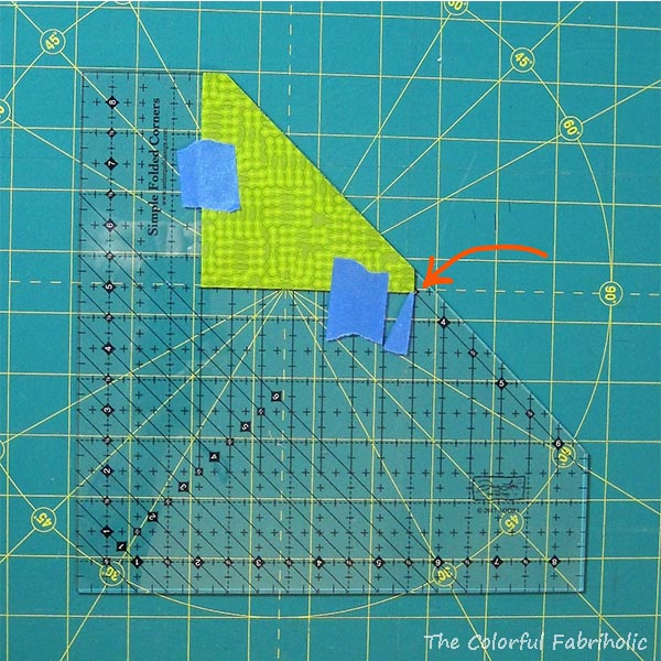 The Colorful Fabriholic: Using Die Cut Triangles with Simple Folded ...