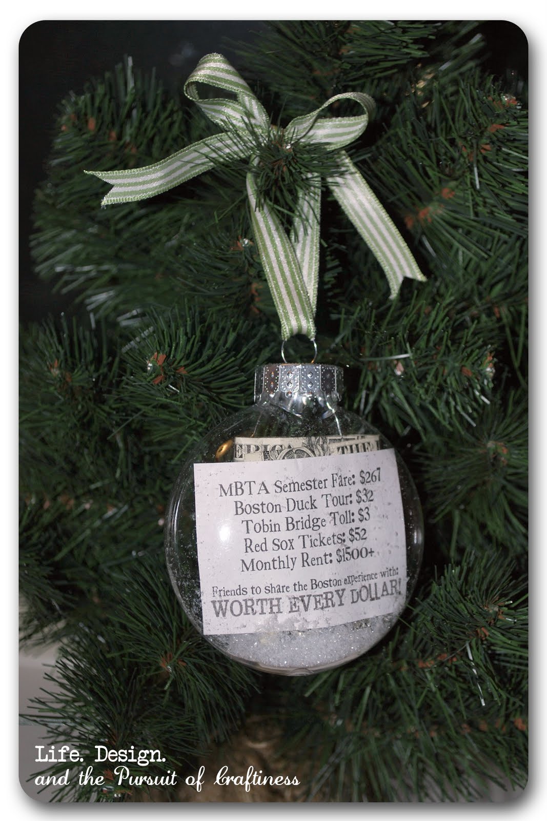Life.Design. and the Pursuit of Craftiness: Dollar Ornament & Christmas ...