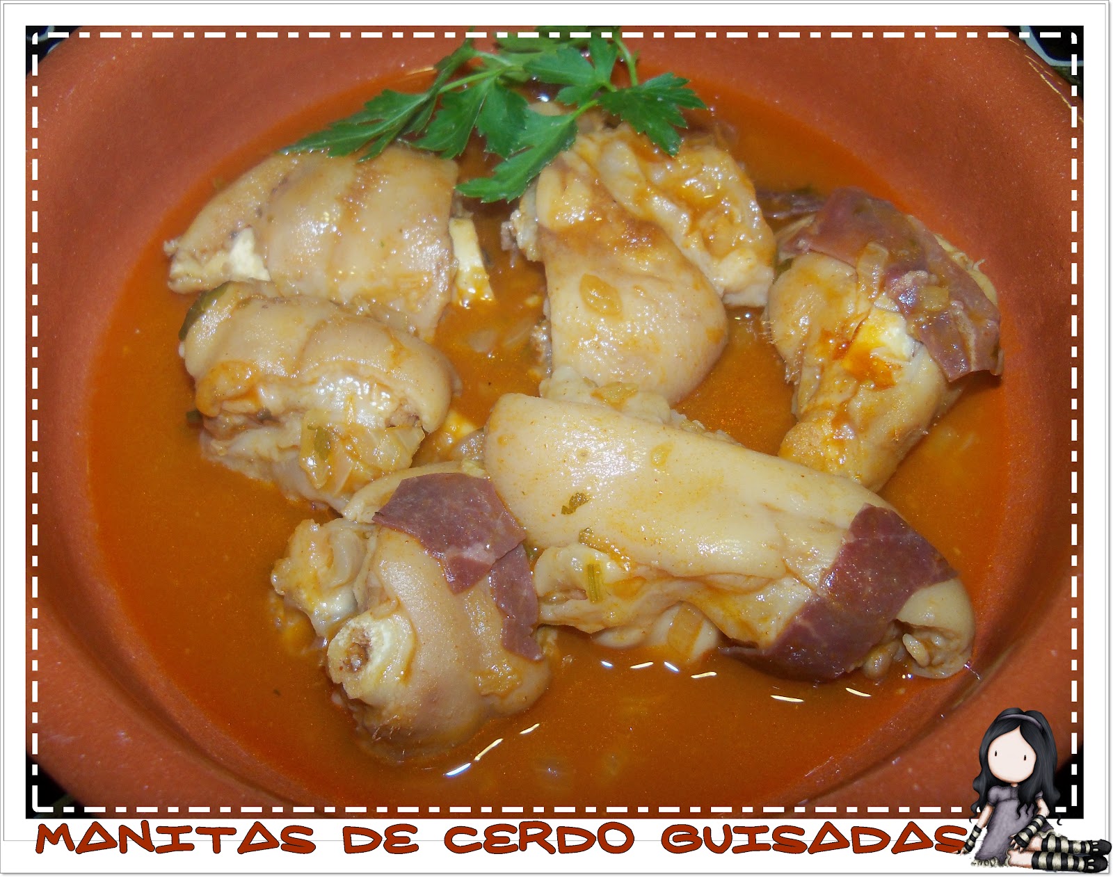 ! cocinando con Teruca: MANITAS DE CERDO EN SU SALSA