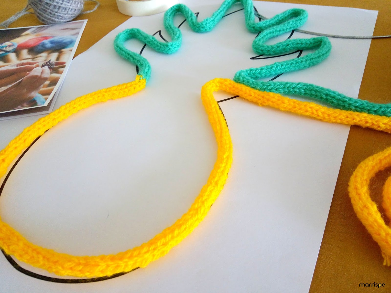 Marrispe Artesanato: Decoração com tricotin