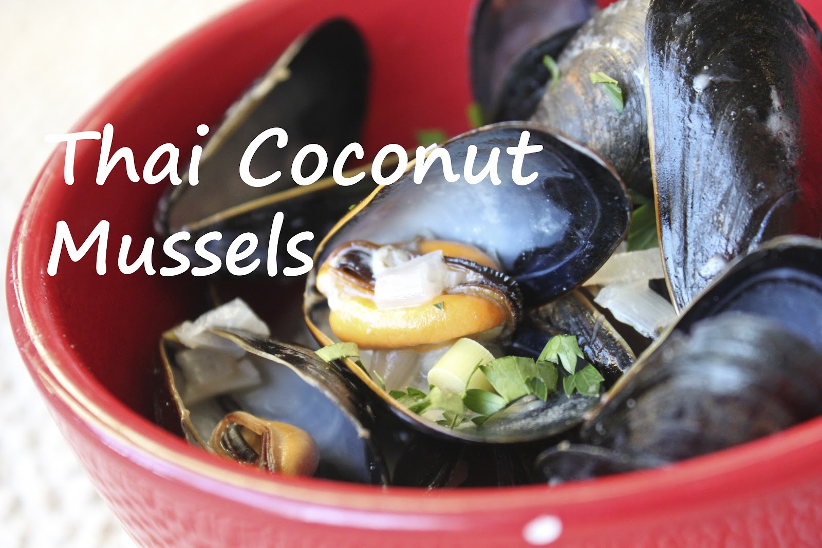 Megsiemay Makes: Thai Coconut Mussels