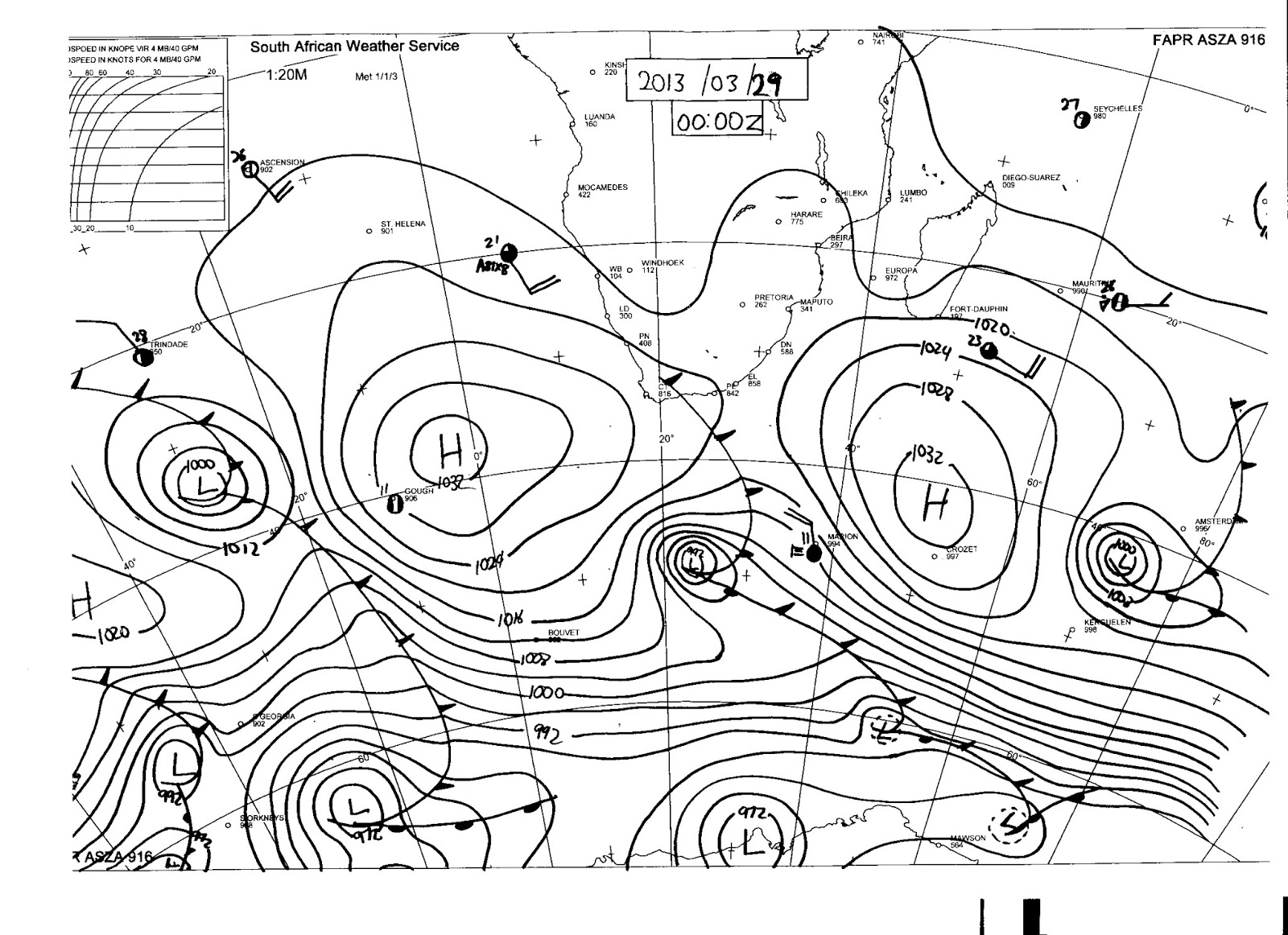SA Weather and Disaster Observation Service: SA Sea Level Synoptic ...