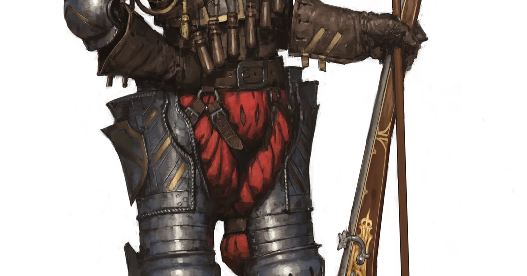 Warriors in art: Musket knight by Ariel Perez