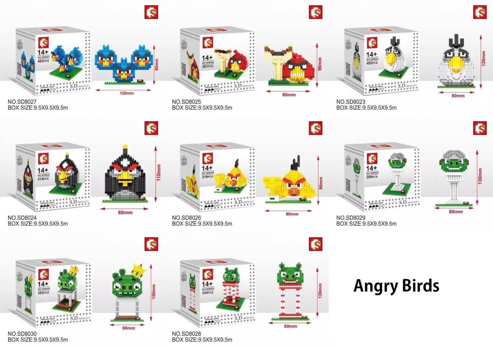 Brick Toys and all Sorts: Sembo block - Angry Birds