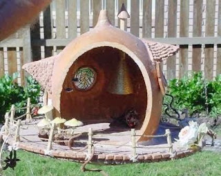 Nicola's No Ordinary World is made from recycled objects and gourds ...