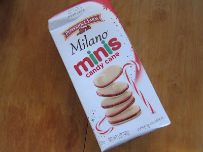 Review: Pepperidge Farm - Milano Minis Candy Cane Cookies | Brand Eating