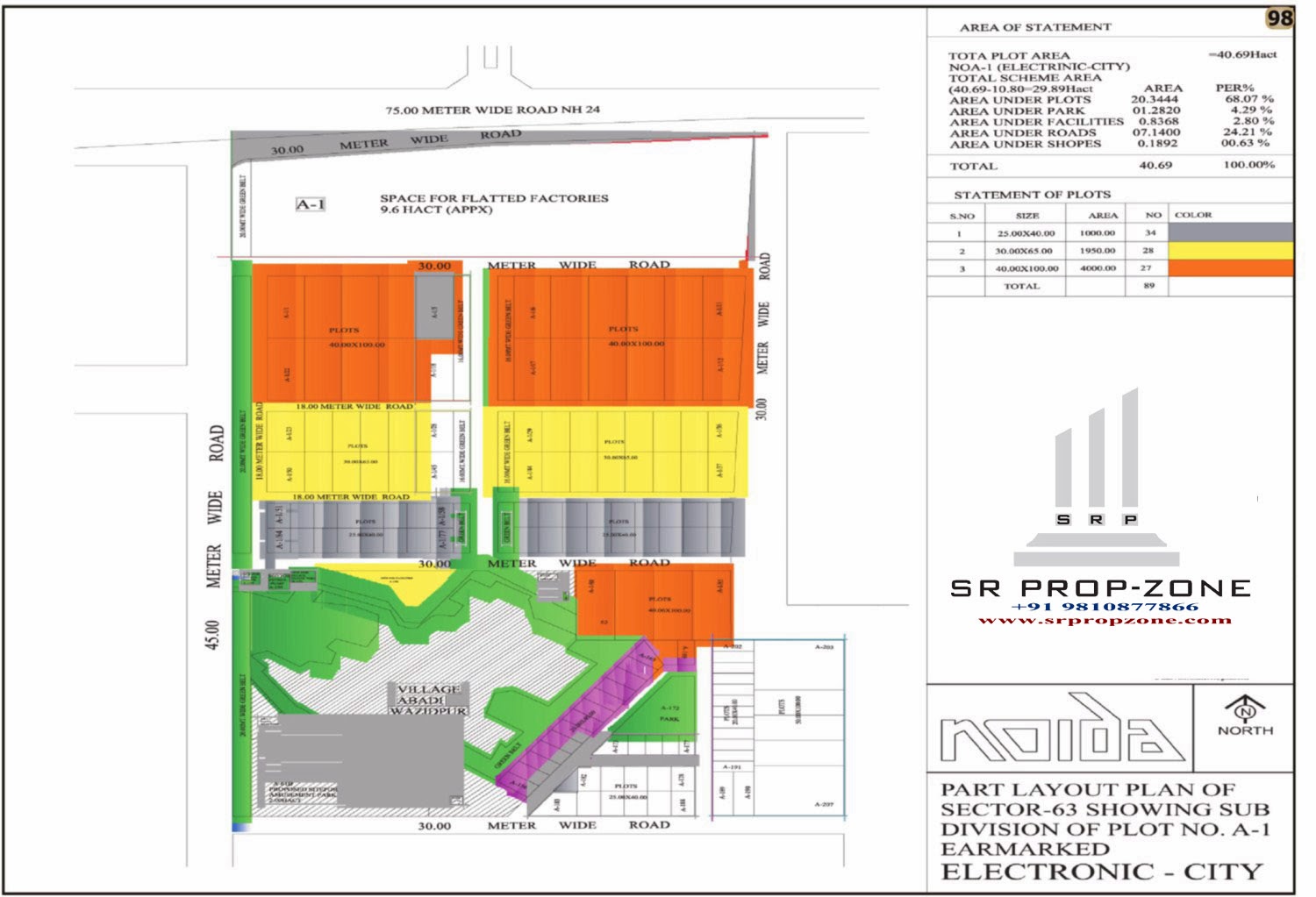 Greater Noida Industry I BUY I SALE I RENT: Layout Plan of Sector- 63 ...
