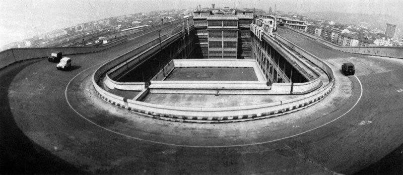 In the 1920s, Fiat Factory Workers Race on the Rooftop for the Test ...