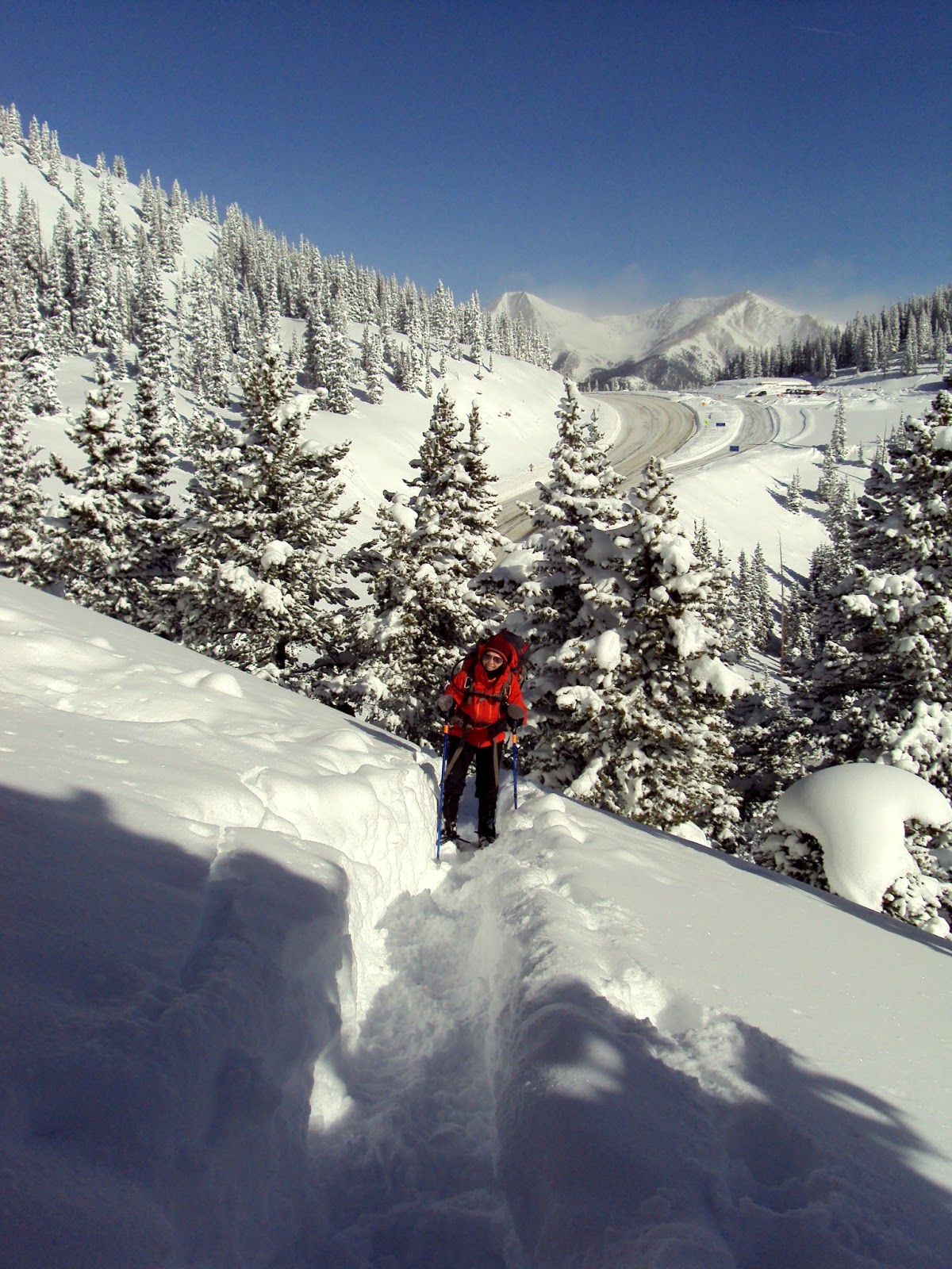 Pat Caulfield @ Pinon Rock: Digging Snow Pits