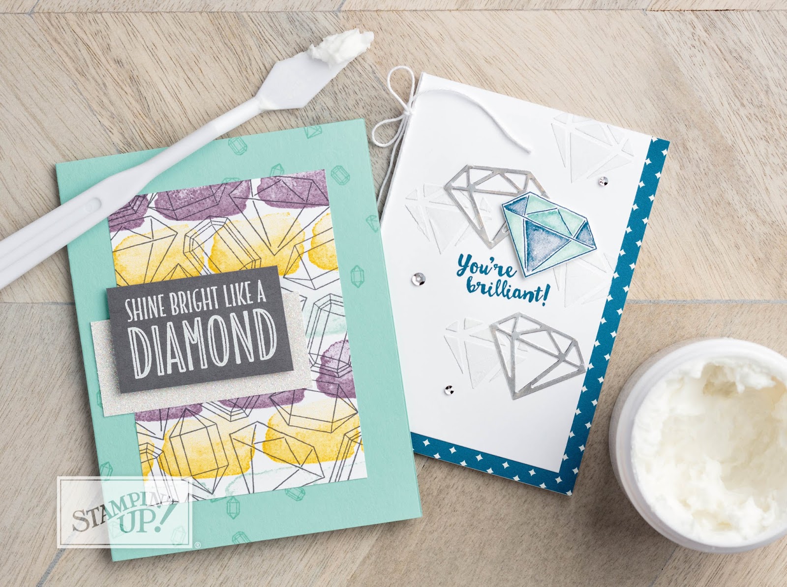 Vickie Lou Designs: Shine Bright Like A Diamond Greetings Card using ...