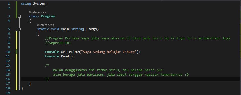 Struktur Dalam Bahasa Pemrograman C# - Belajar Csharp DotNet
