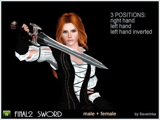 My Sims 3 Blog: Swords by Severinka