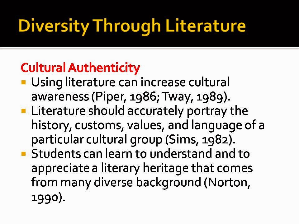 The Art of Teaching English : Topic 5: Multicultural Literature