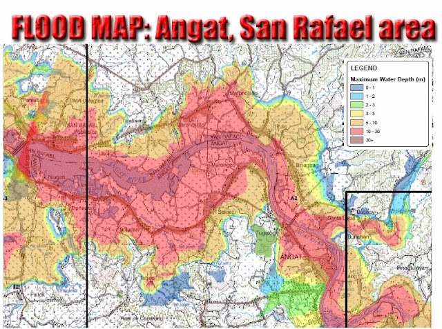 PromdiNEWS: Bulacan flood map: Angat, San Rafael area