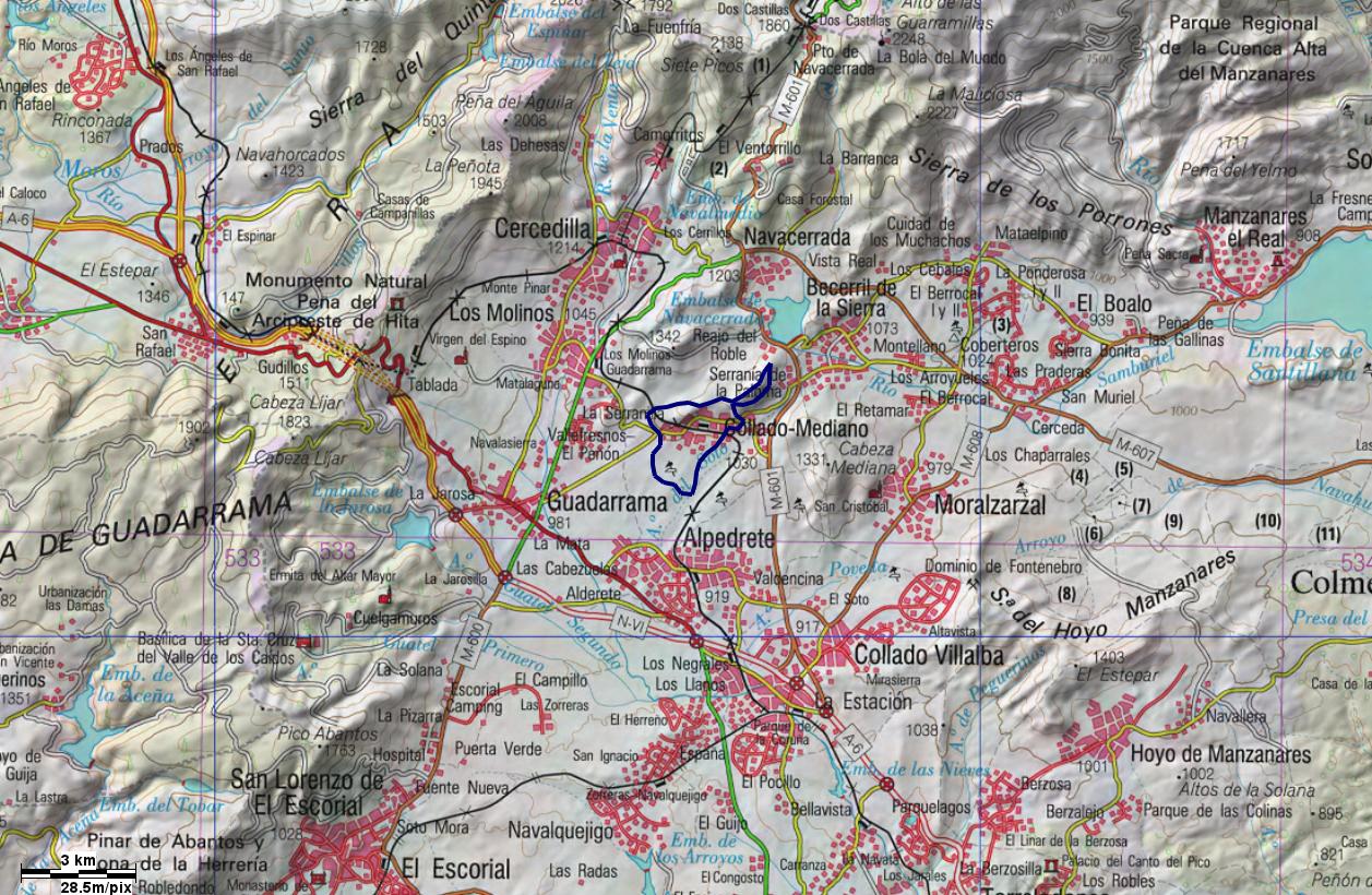 Por valles y montañas: Excursión X047: Collado Mediano-Cerro del Castillo